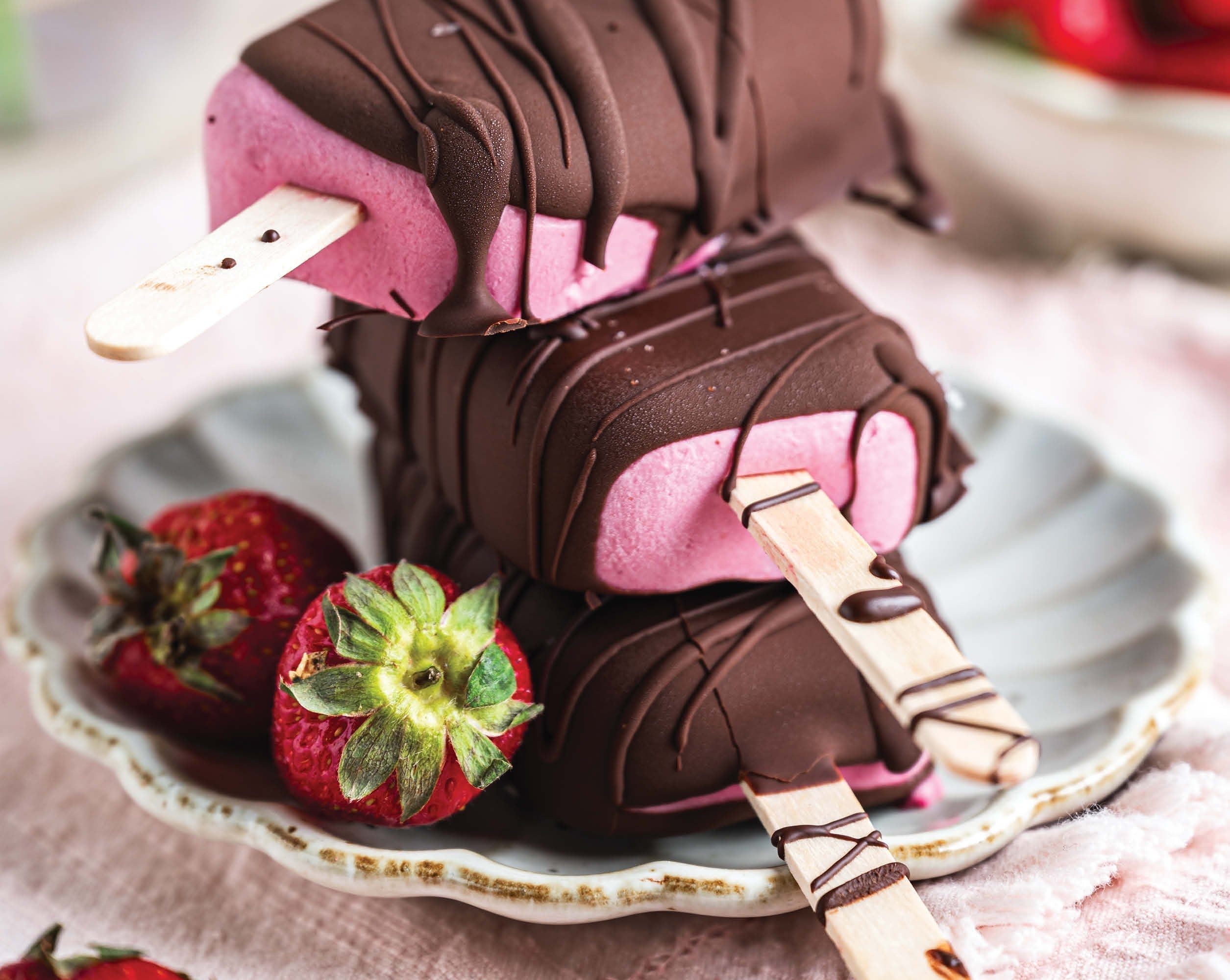 Strawberry Ice Cream Bars – Botanica Health